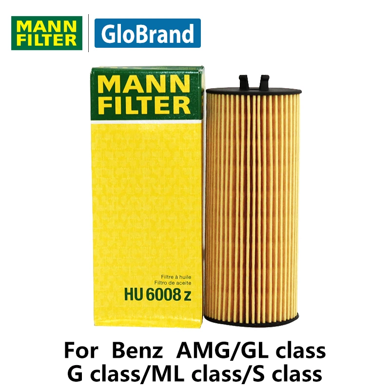 Mannfilter filtro de aceite del coche HU6008z para Benz AMG/GL clase/G Class/clase ml/s clase ...