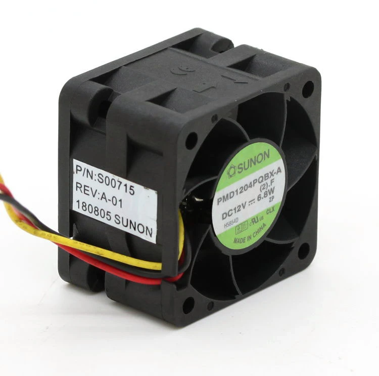 For Sunon orginal PMD1204PQBX A 4CM 4028 12V 6.8W high speed server ...