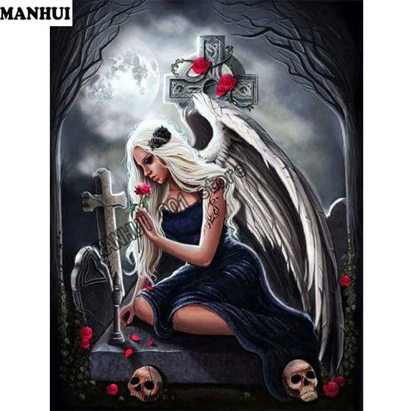 5D Diamond Painting Angel beauty Cross Stitch DIY All Diamond Inlay ...