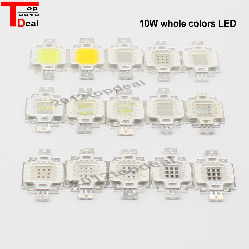 High Power 10W COB led Warm White 4000K 10000K 20000K 30000K Royal Blue ...