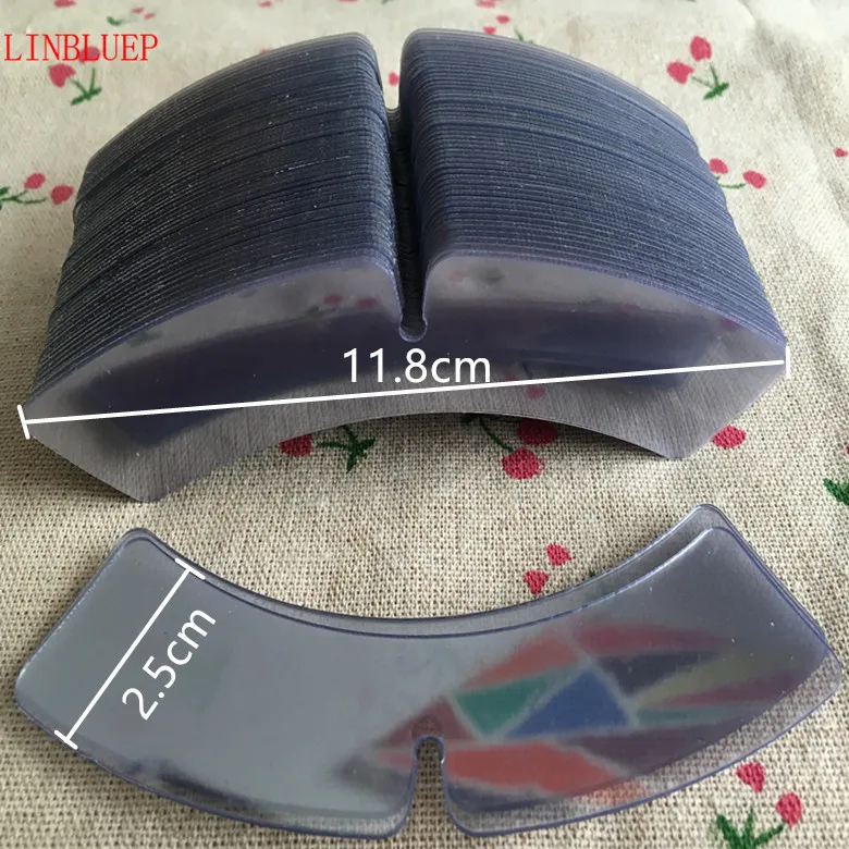 200Pcs-Transparent-Collar-Band-Plastic-Collar-Strip-Shirt-Collar ...