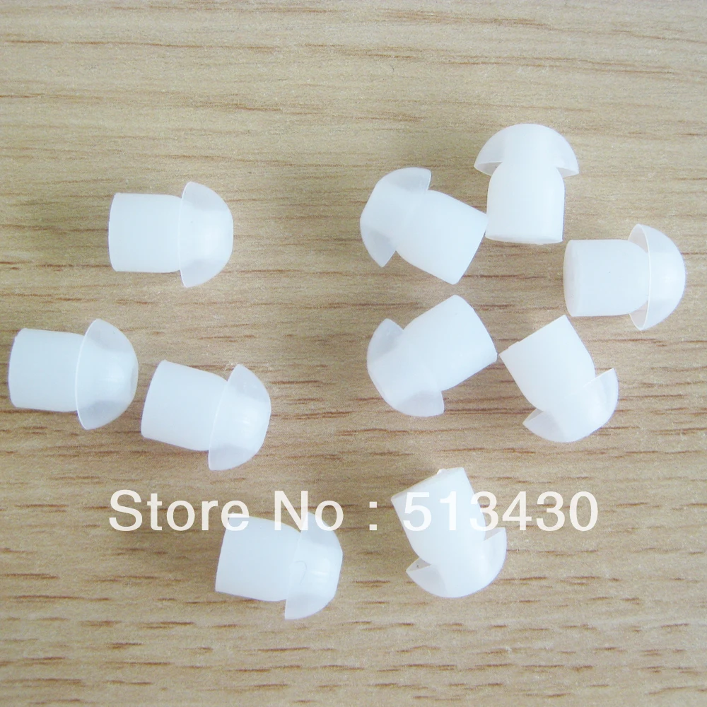 10X earphone ear tip accessory Silicone Earbud For Motorola Kenwood ...