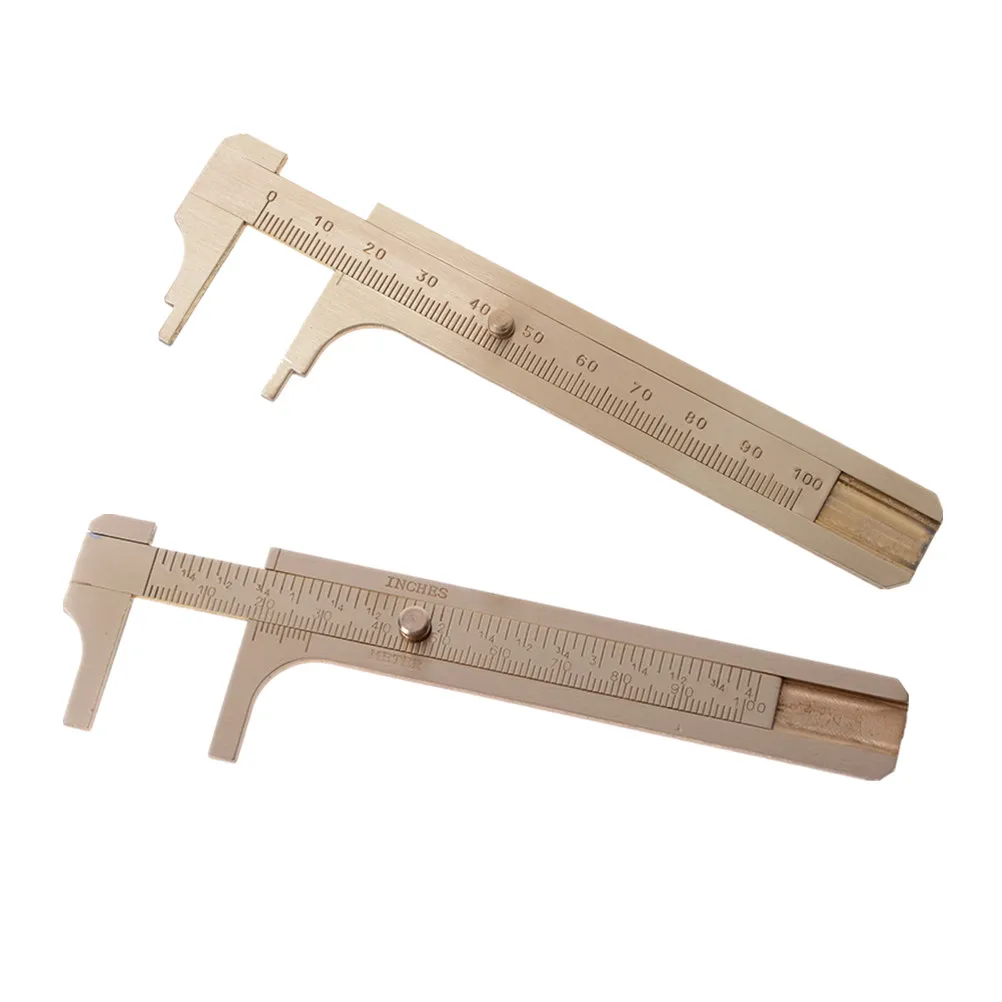 Brass Caliper Sliding Gauge Vernier Caliper, Double Scale Vernier ...