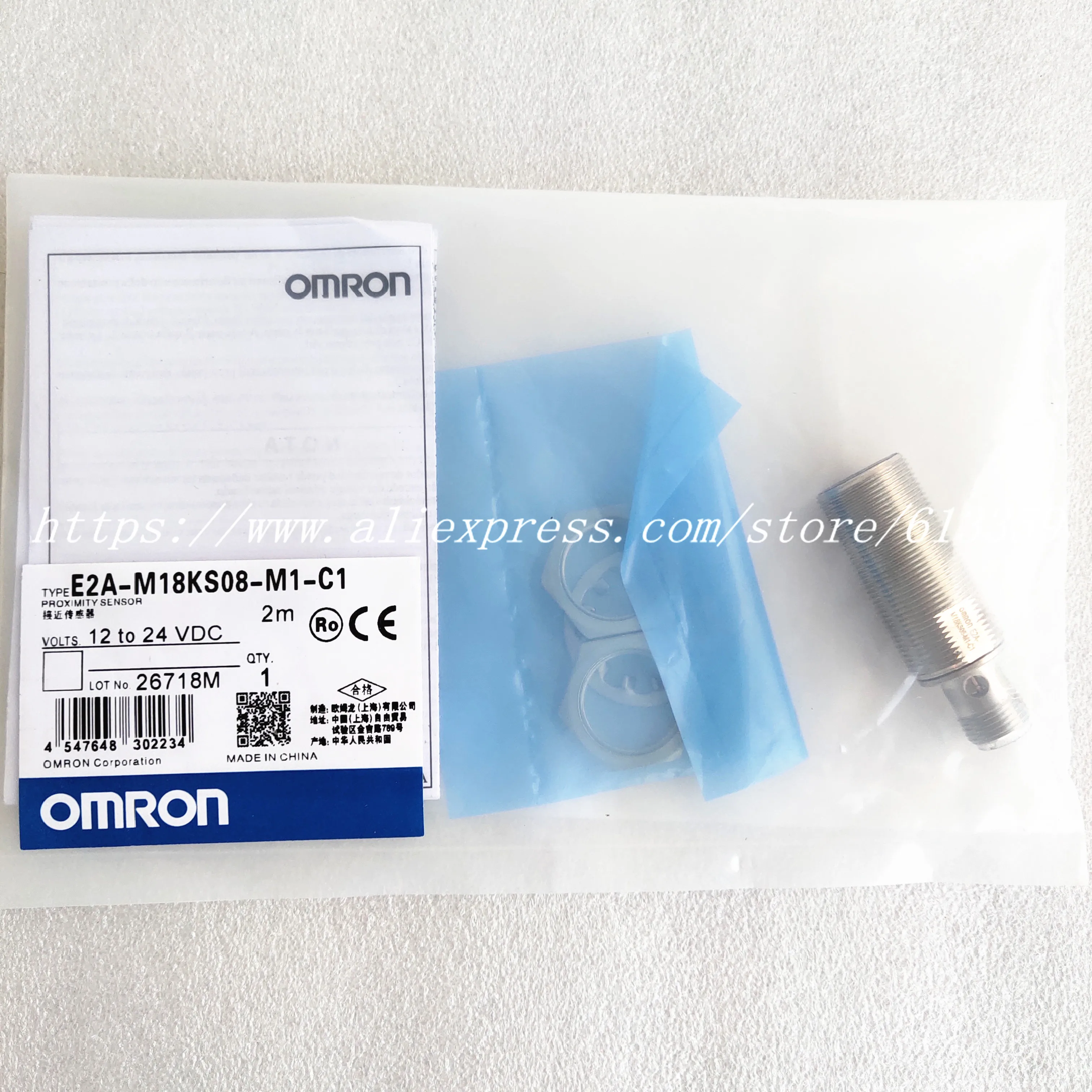 E2A M18KS08 M1 B1 E2A M18KS08 M1 C1 Omron Proximity Switch Sensor New High Quality|proximity ...