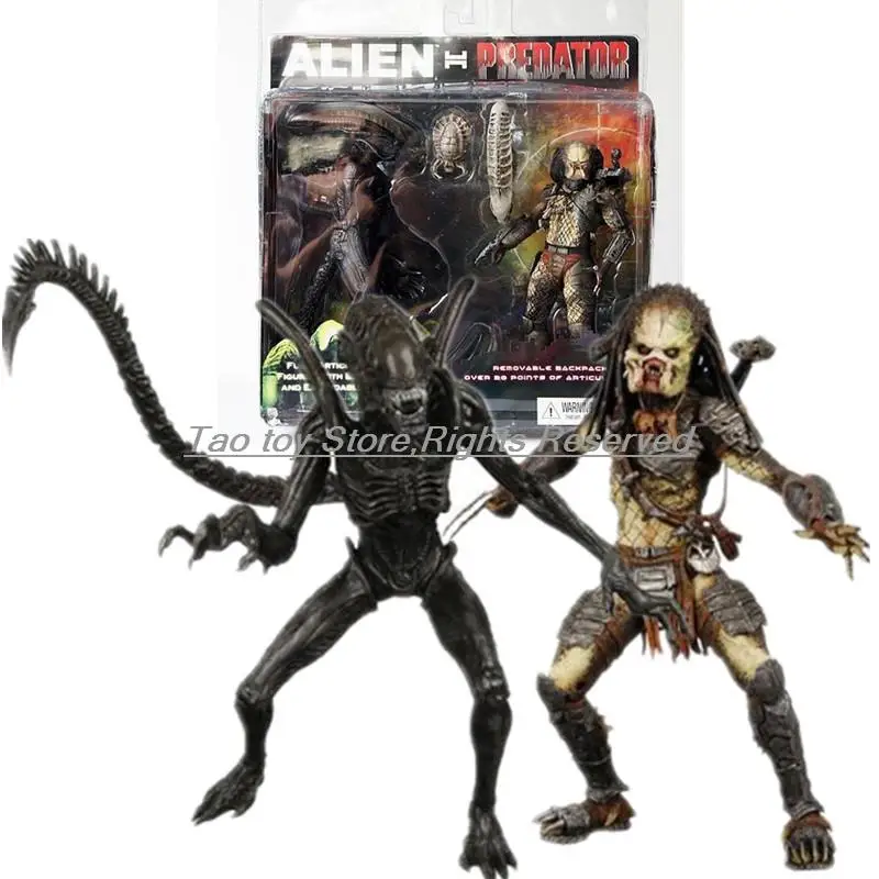 Original Package SET OF 2 PACK AVP Alien VS. Predator NECA Exclusive ...