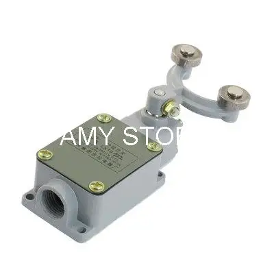 Metal Case Latching Double Rotary Roller Lever Arm Limit Switch NO NC ...
