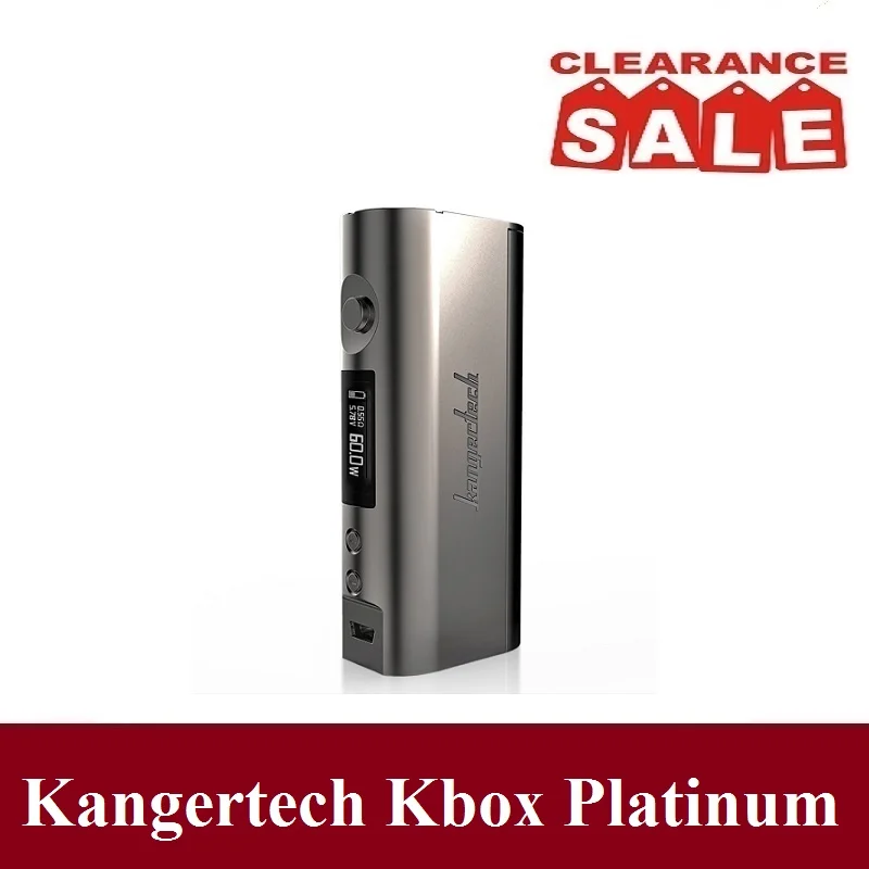 Kangertech Kbox Mini Platinum E Cigarette Vape Mod 18650 Battery 60W TC ...
