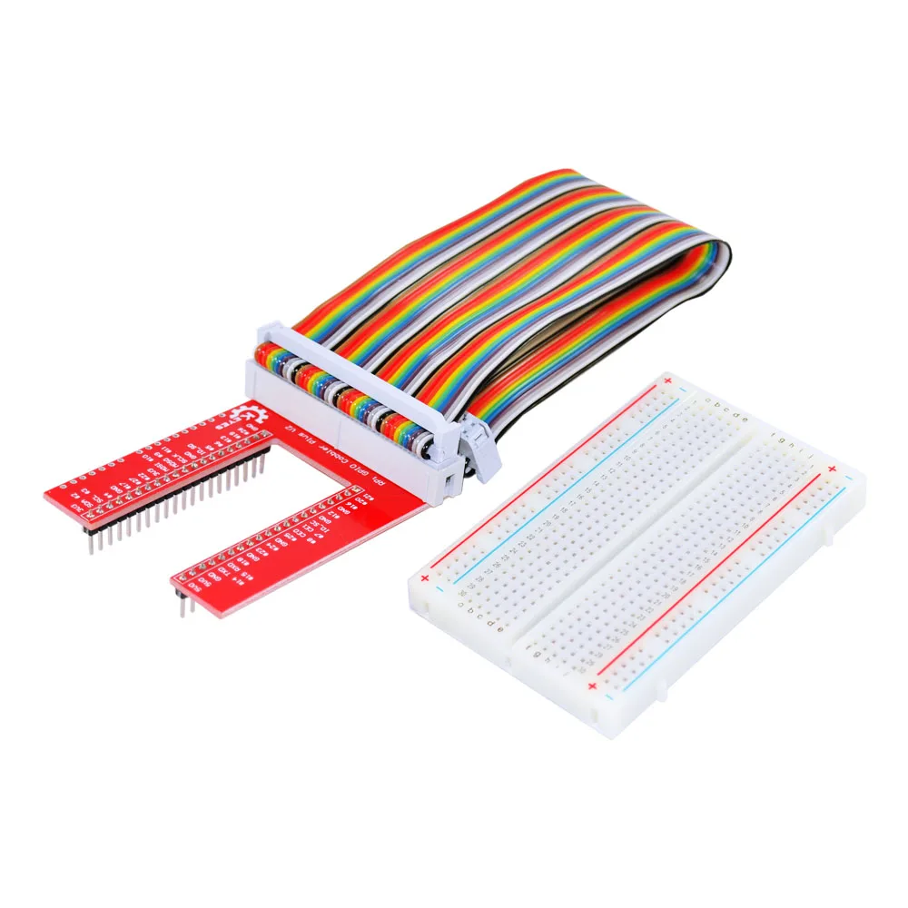Keyes Raspberry Pi 3 GPIO DIY Expansion kit(40P rainbow line+GPIO V2 ...