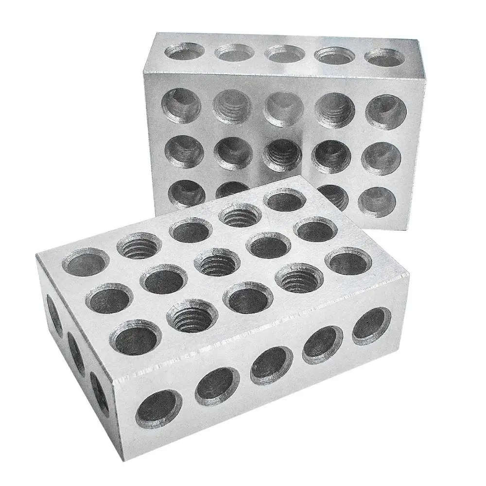 2Pcs-Precision-Blocks-Hardened-Steel-1-2-3-Blocks-0-0001-Precision ...