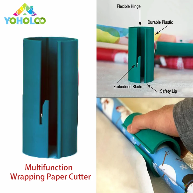 Wrapping Paper Cutter For Christmas Sliding Wrapping Paper Cutter Wrapping Paper Roll Cutter