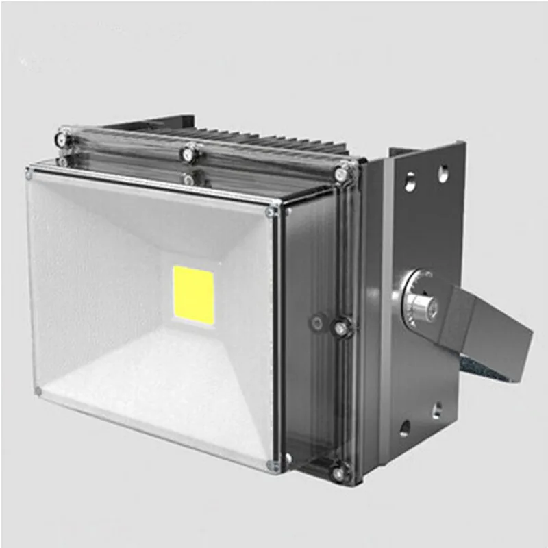 Holofote led para ambientes externos, refletor com lâmpada led de 50w ...