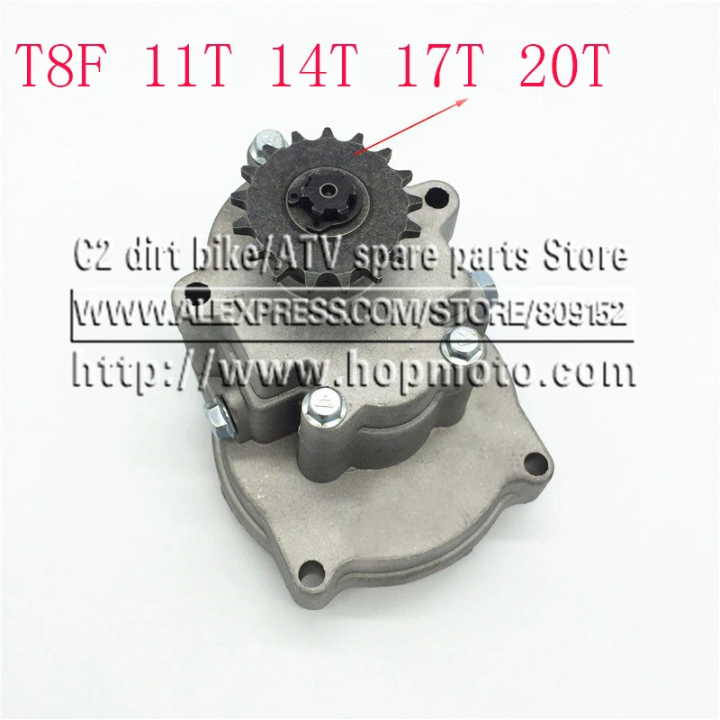 T8f 11t 14t 17t 20t Tooth Clutch Drum Gear Box Sprocket 33cc 43cc 49cc Ty Rod Ii Go Kart Mini ...