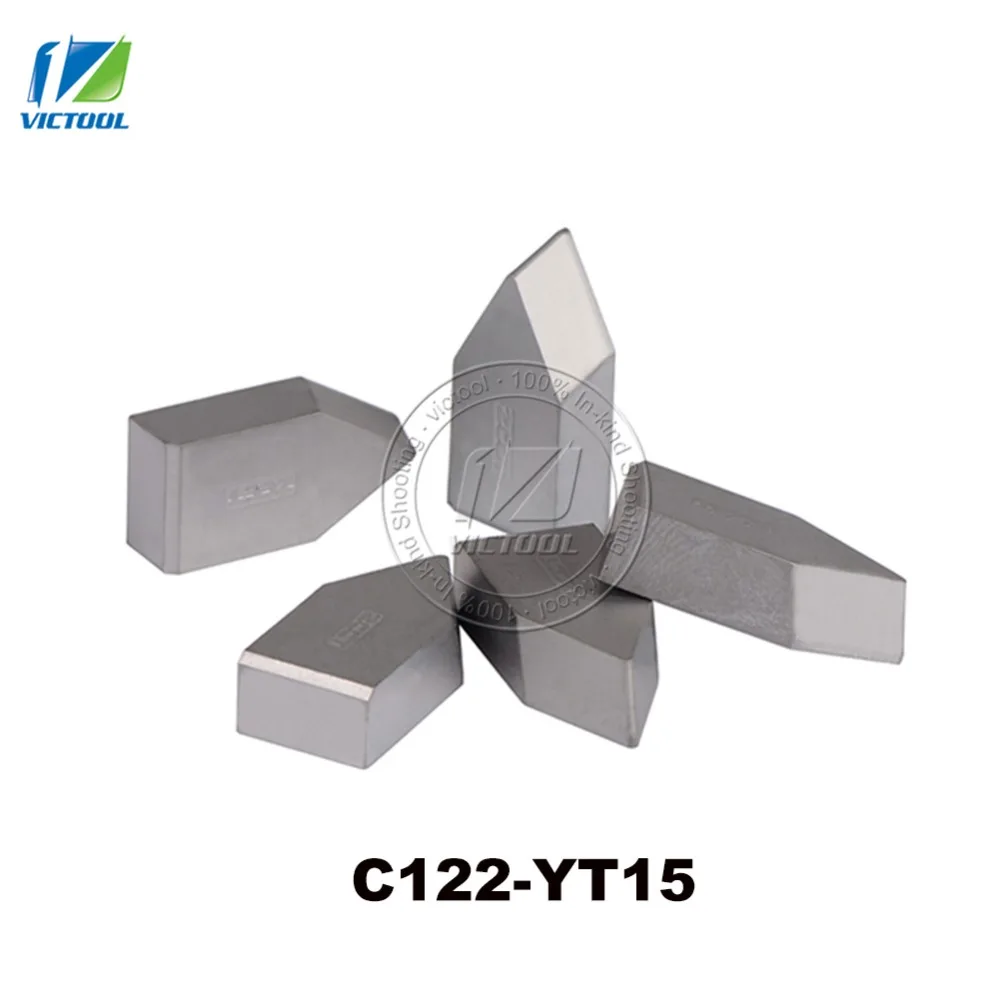 10pcs/lot C122 YT15 tungsten brazed tips Carbide inserts threading ...