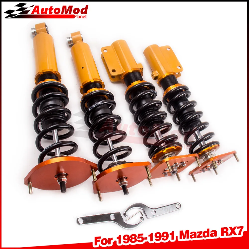 Coilover Spring Struts for Mazda RX7 FC RX 7 86 91 FC FC3S 1986 1991 ...