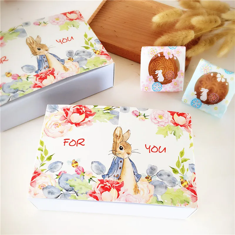 50 x Large Peter Rabbit 6pcs 50g Ice Mooncake Gift Boxes Cranberry ...