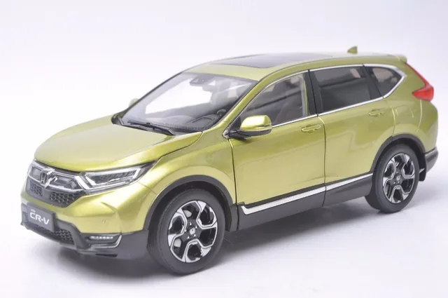 1:18 Diecast Model for Honda CR V 2017 Green SUV Alloy Toy Car ...