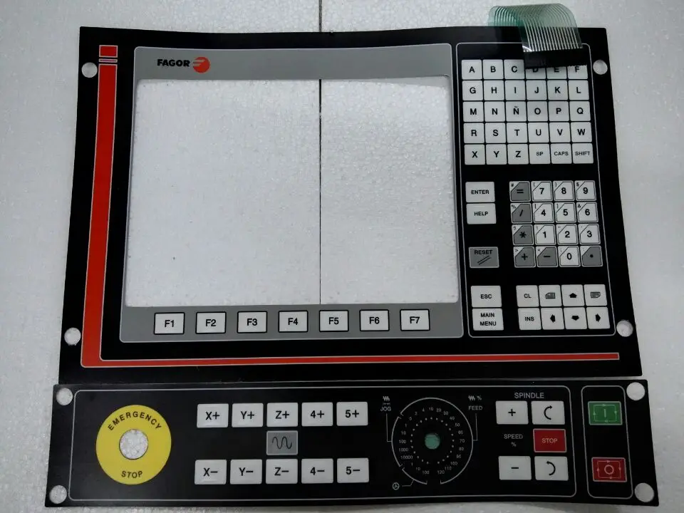 Fagor 8055 AP 8055AP CNC HMI Panel membrana botones de teclado|buttons ...