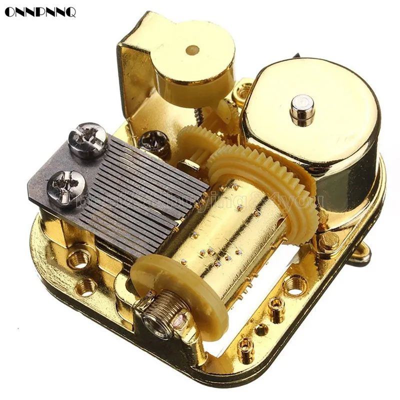 ONNPNNQ Unique 18 Note DIY Mechanical Music Box Movement Hand Music ...