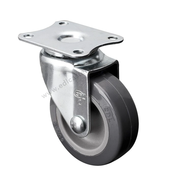 4PCS EDL 2 Inch Small Mini Casters Wheels 30Kg Polyurethane Wheels ...