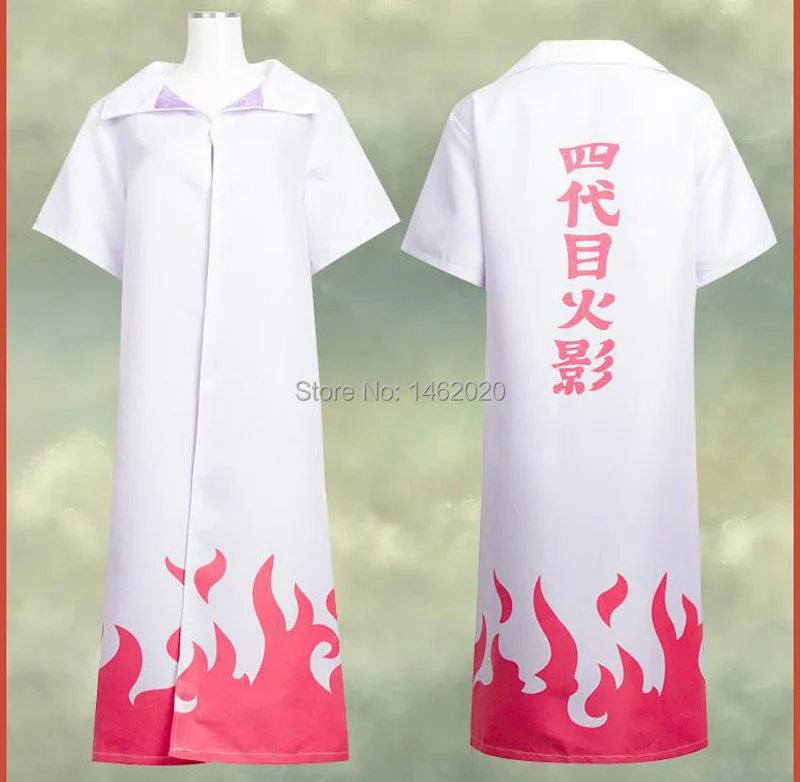 Anime Naruto Unisex Cosplay Costume Naruto Shippuden 4th Hokage ...