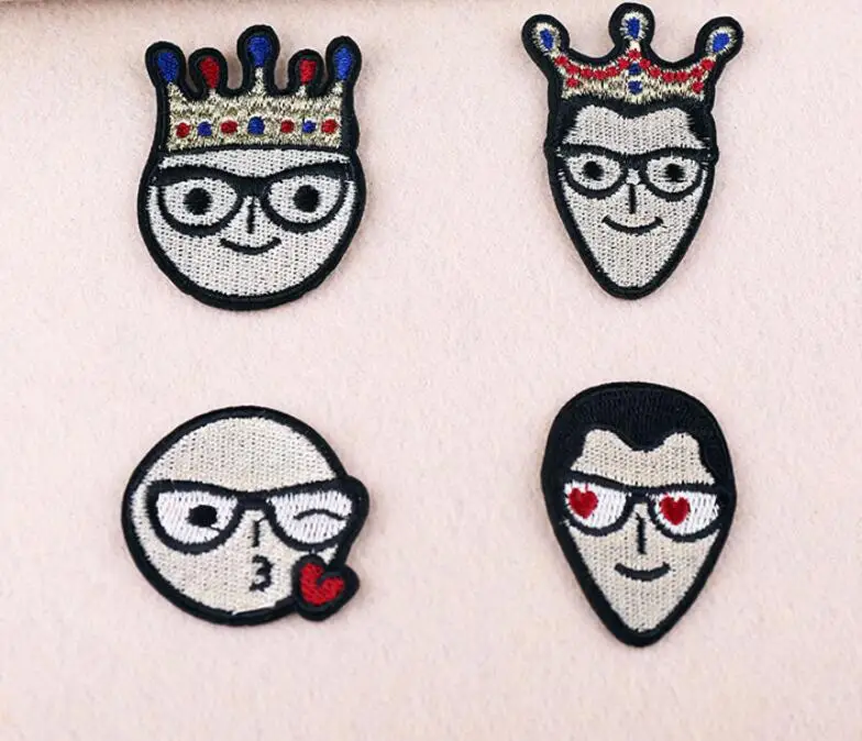 Cute cartoon character iron on patches cloth badge movie TV souvenir ...