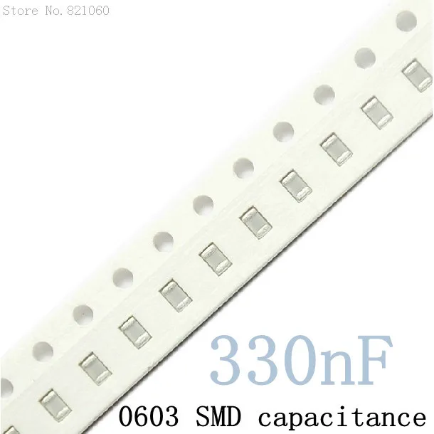 0603 330NF 0.33UF 334M 334 Y5V SMD capacitor 1608 Multilayer chip ...