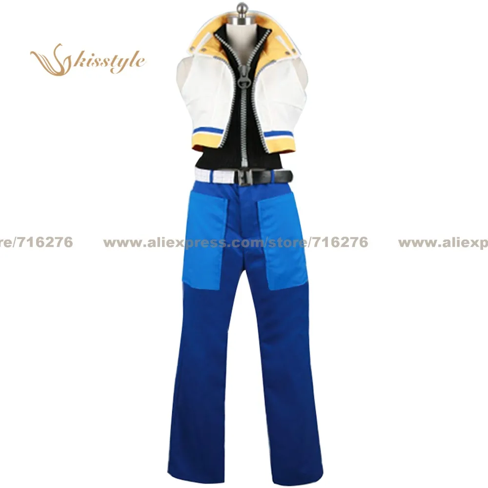Kisstyle Fashion Kingdom Hearts II 2 Riku Uniform COS Clothing Cosplay ...