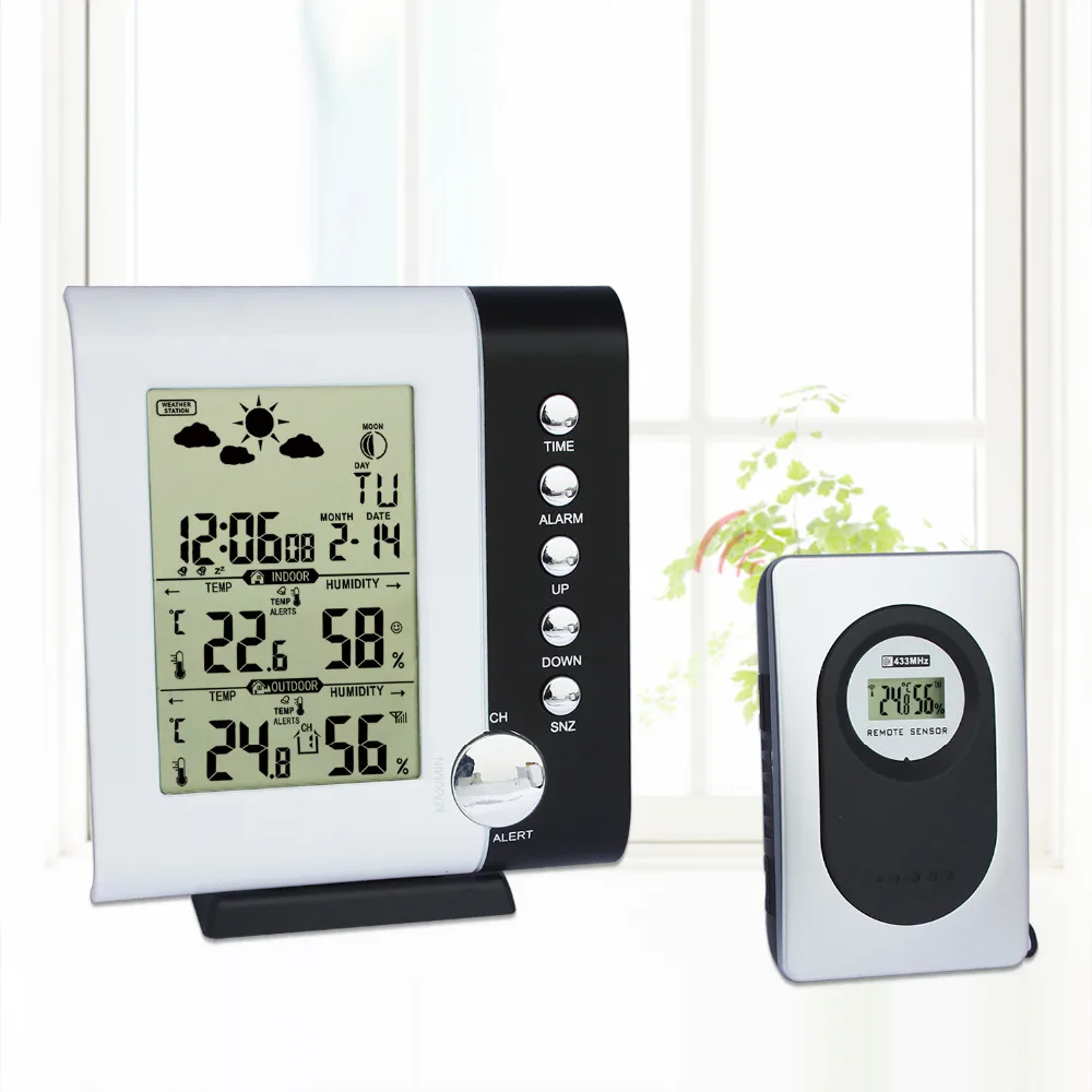 Outside Temperature Gauge Indoor/Outdoor Thermometer Hygrometer – 10 ...