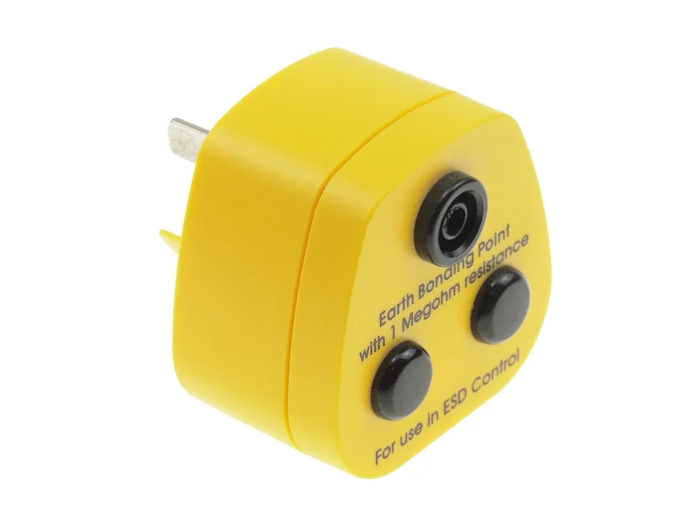 UK/EU Without Resistor Earth Bonding Plug Anti Static ESD Earth ...