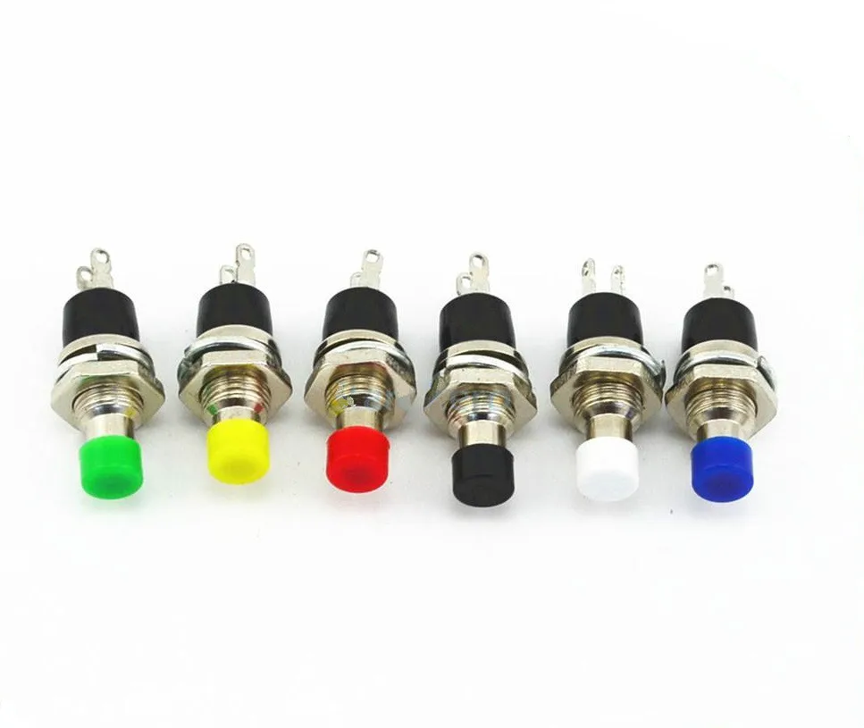 10pcs 7mm Momentary Push button Switch Press the reset switch Momentary ...