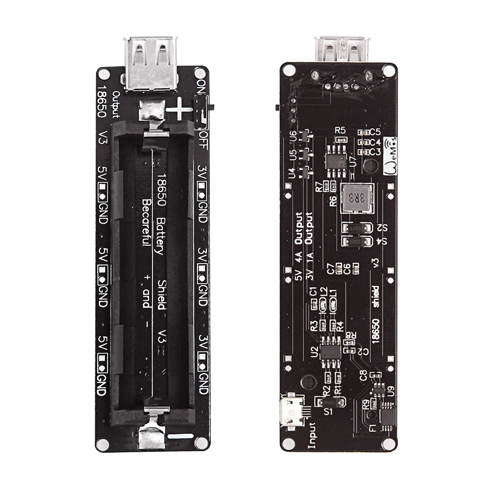 Semiconductors & Actives Electrical Equipment & Supplies ESP32 18650 Battery Shield V3 ESP-32 ...