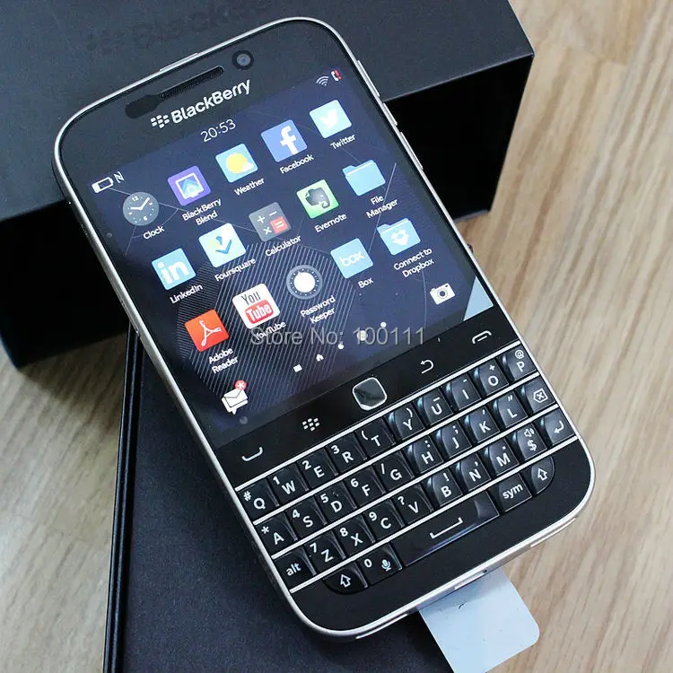 Unlocked Original BlackBerry Classic Blackberry Q20 Phone Dual Core 2GB ...
