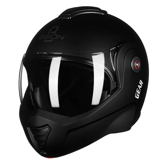 BEON B 702 New Flip up Motorcycle Helmet Modular Open Full Face Helmet ...