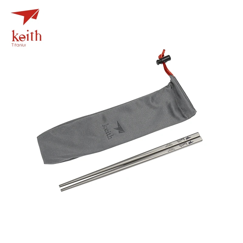 Keith-Titanium-Portable-Solid-Square-Chopsticks-Outdoor-Tableware-For ...