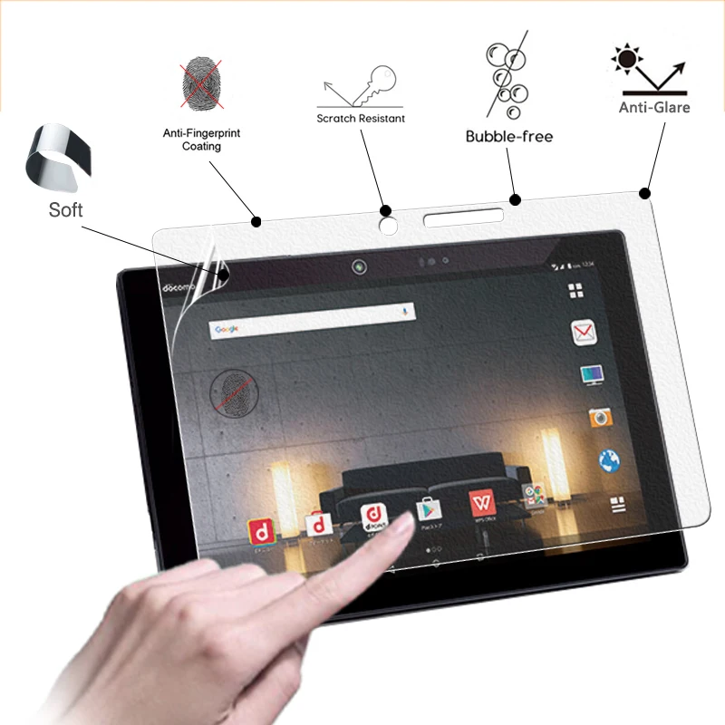 Premium Anti-glare Screen Protector Matte Film For Fujitsu Arrows Tab F ...