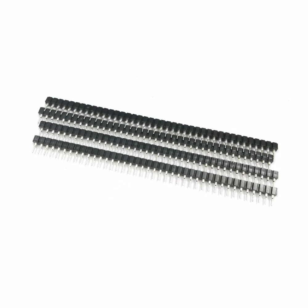 10PCS-1-40P-40Pin-2-54mm-single-row-round-female-pin-header-socket ...