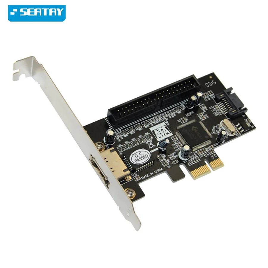 PCIe 1Port IDE and 1port sata Card/Combo SATAII (2.5Gbps+IDE PCI ...