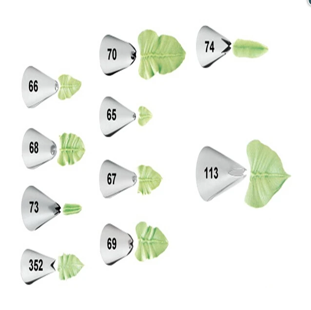 1-piece Leaves Nozzle Icing Nozzles Piping Tip Pastry Tip Cupcake ...