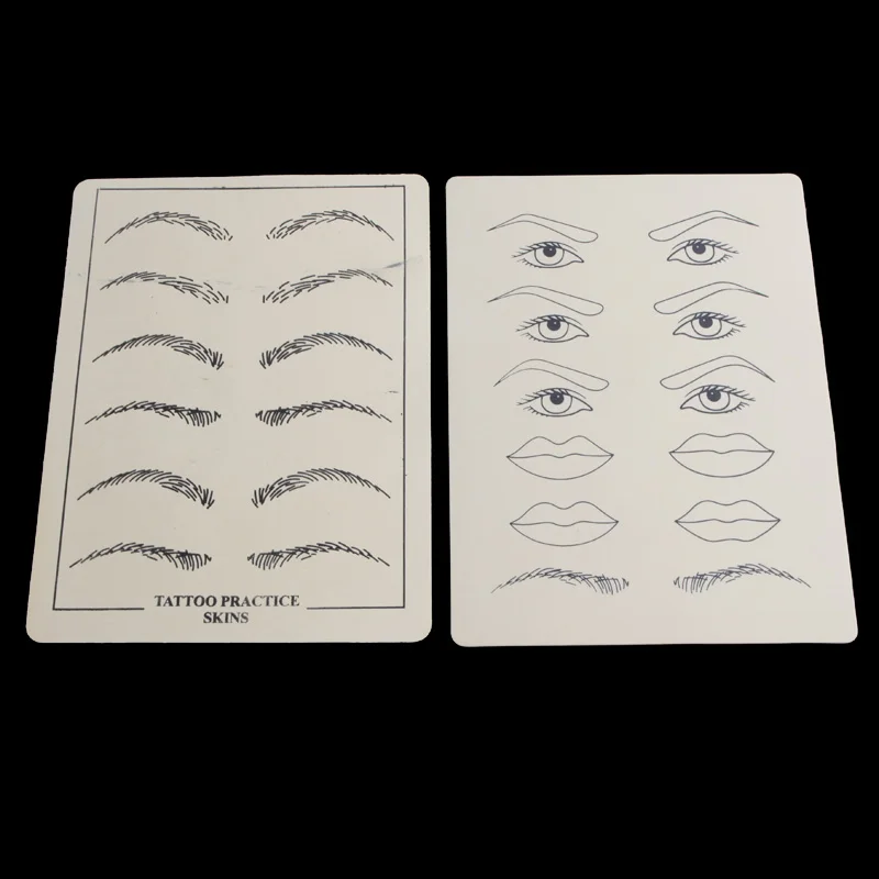 Tattoo Practice Skin 10pcs/lot permanent makeup tattoo fake skin for ...