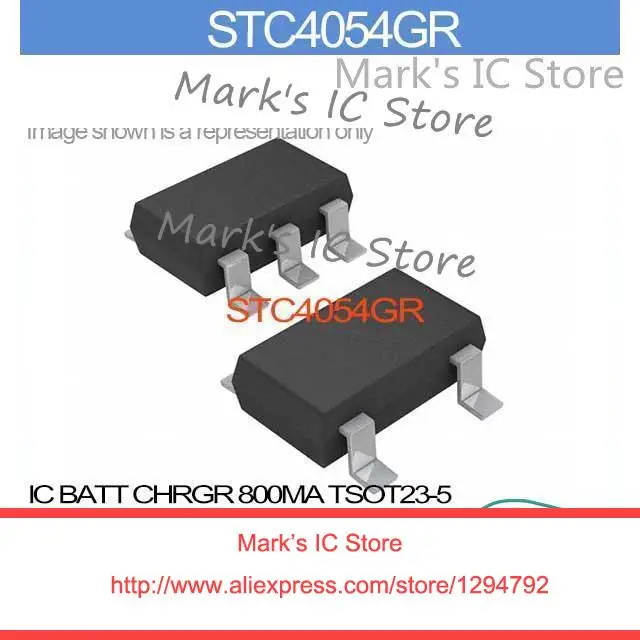 STC4054GR IC BATT CHRGR 800MA TSOT23 5 STC4054G 4054 STC405 4054G STC40 ...