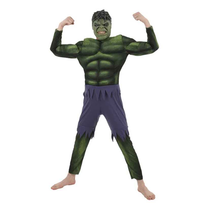Men's Muscle Hulk Halloween Costume Marvel Superhero Fantasy Movie ...