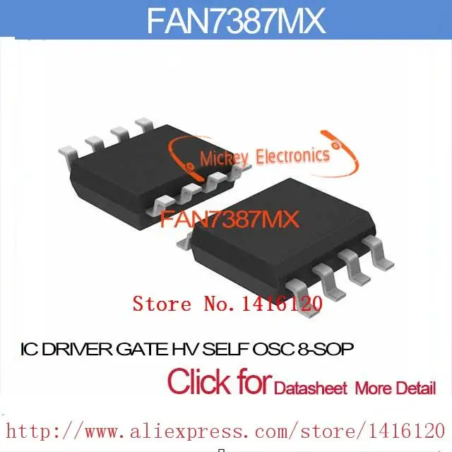 FAN7387MX IC 드라이버 게이트 HV 자기 OSC 8 SOP FAN7387MX 7387 FAN7387 FAN7387M ...