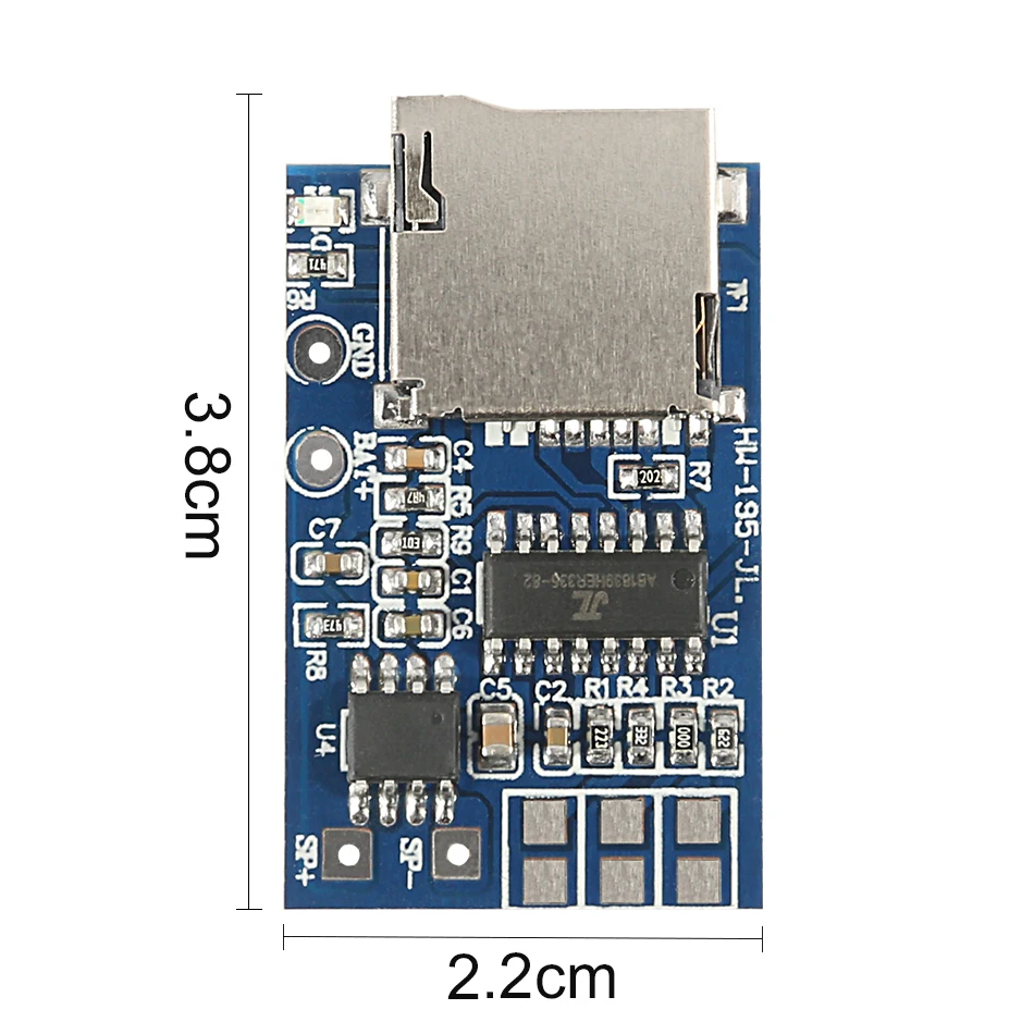 Gpd2846a Tf Card Mp3 Decoder Board 2w Amplifier Module For Arduino Gm ...