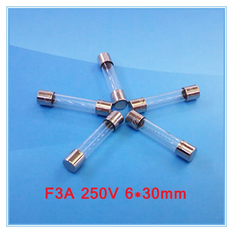 100pcs-lot-F3A-250V-6x30mm-Quick-Blow-Glass-Tube-Fuse-UL-VDE-RoHS ...