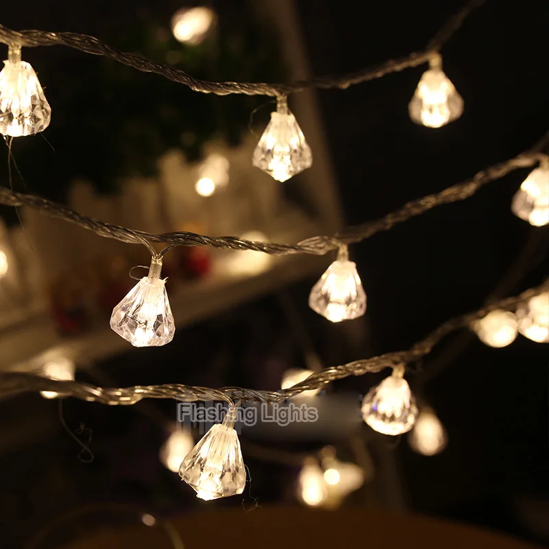 Aliexpress.com : Buy 1.5M/3M diamond shaped led String Lights Fairy ...