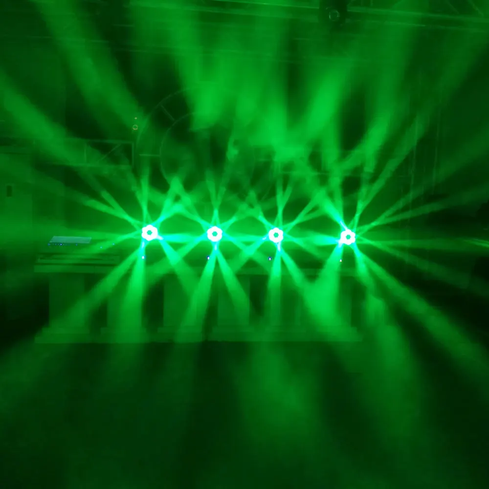 6x40w RGBW LED Bee Eye Beam Light DMX512 Zoom/Rotate Moving Head Light ...