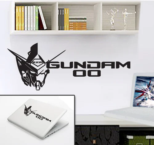 Anime Mobile Suit Gundam Heaven Logo Exquisite Note Wall Sticker ...