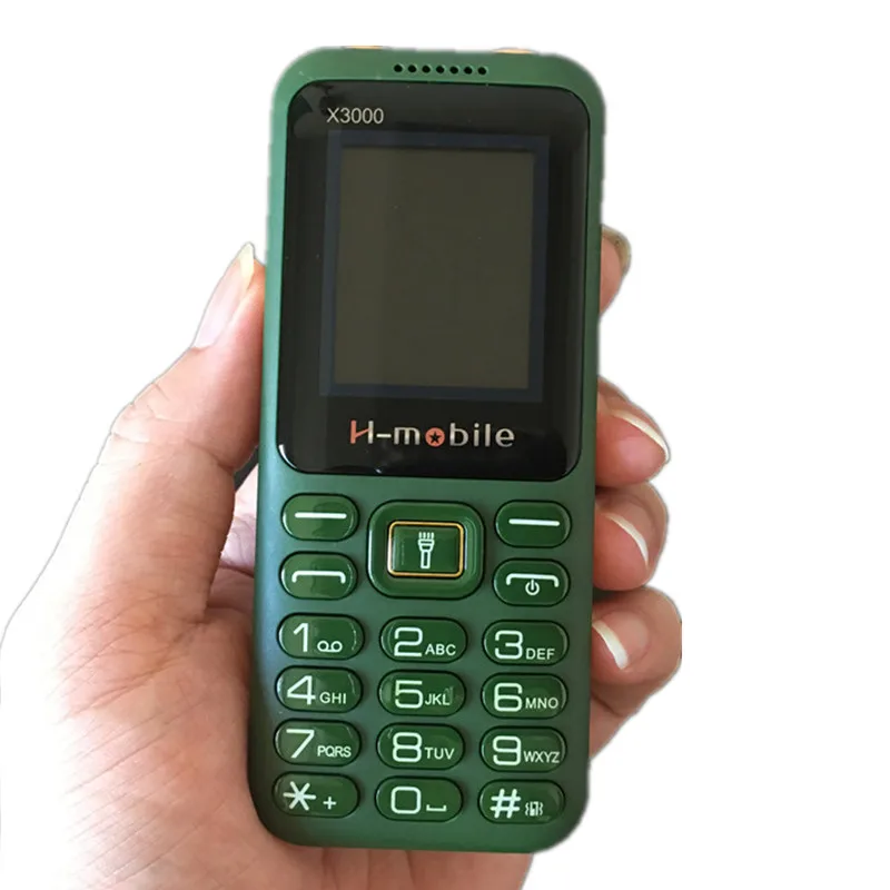 H Mobile X3000 Phone 1.8" Dual SIM Card Bluetooth Flashlight MP3 MP4 FM ...