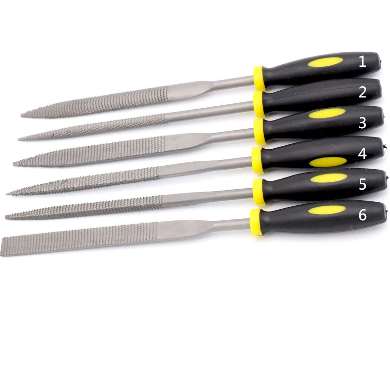 6pcs Wood Rasp Files 180 160 140mm Length Mini Needle Detail ...