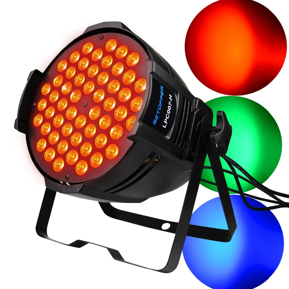 Sensory Lights UKing LED Par Can Disco Lights 72W LED Stage Light RGB ...